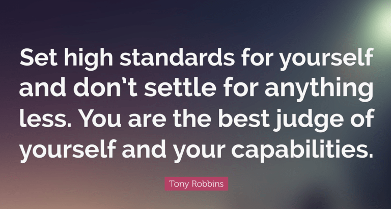 Setting High Standards: The Path to Personal and Professional ...